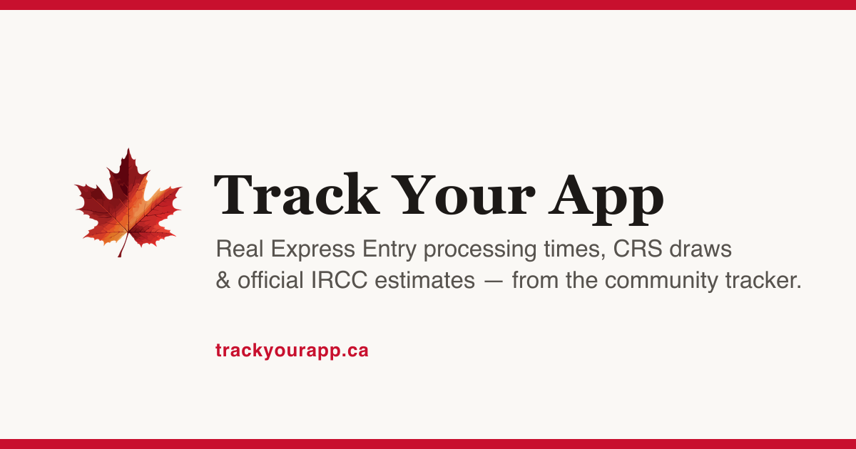 CRS Draw History & Latest Express Entry Draw (since 2015) · Track Your App